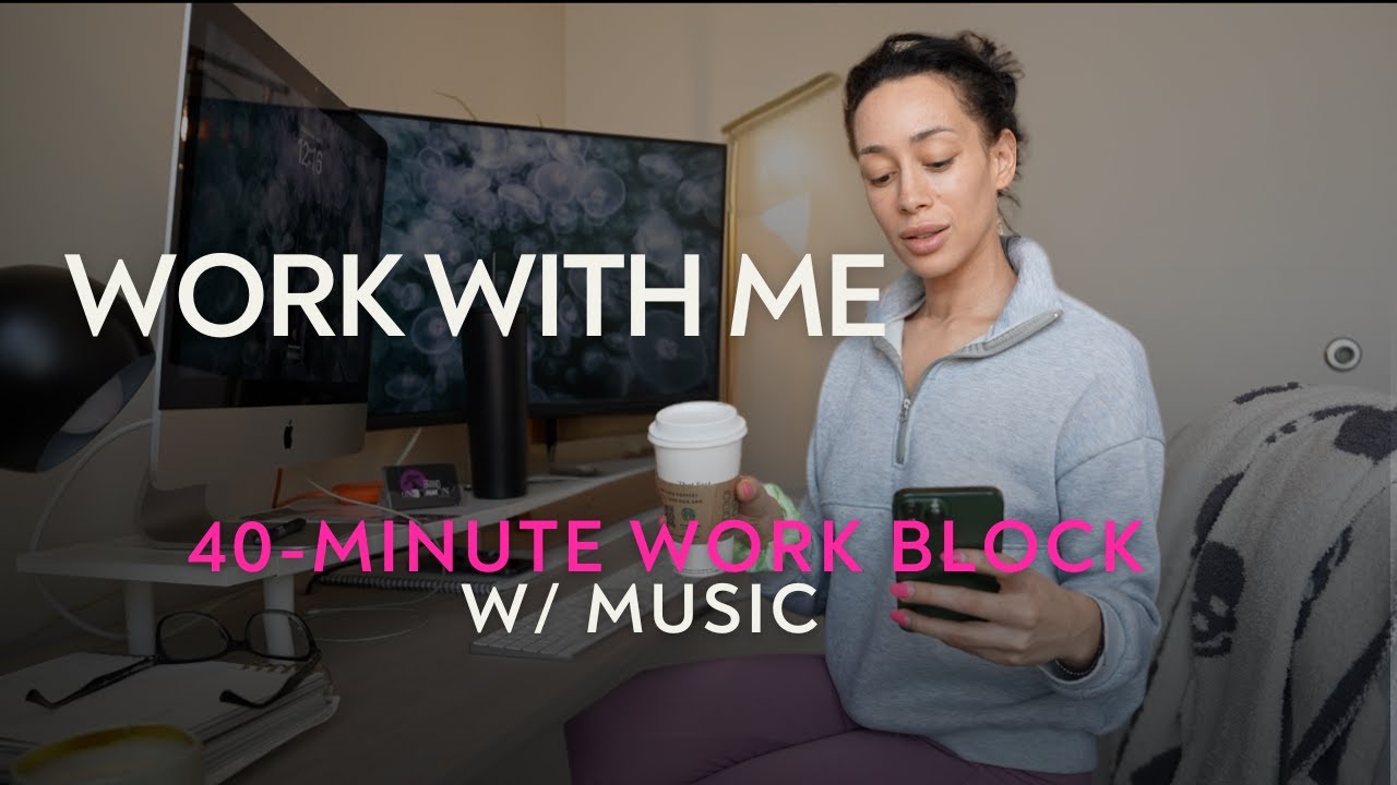 Work With Me | 40 Minute Deep Focus Pomodoro Session w/ Chill Music ...