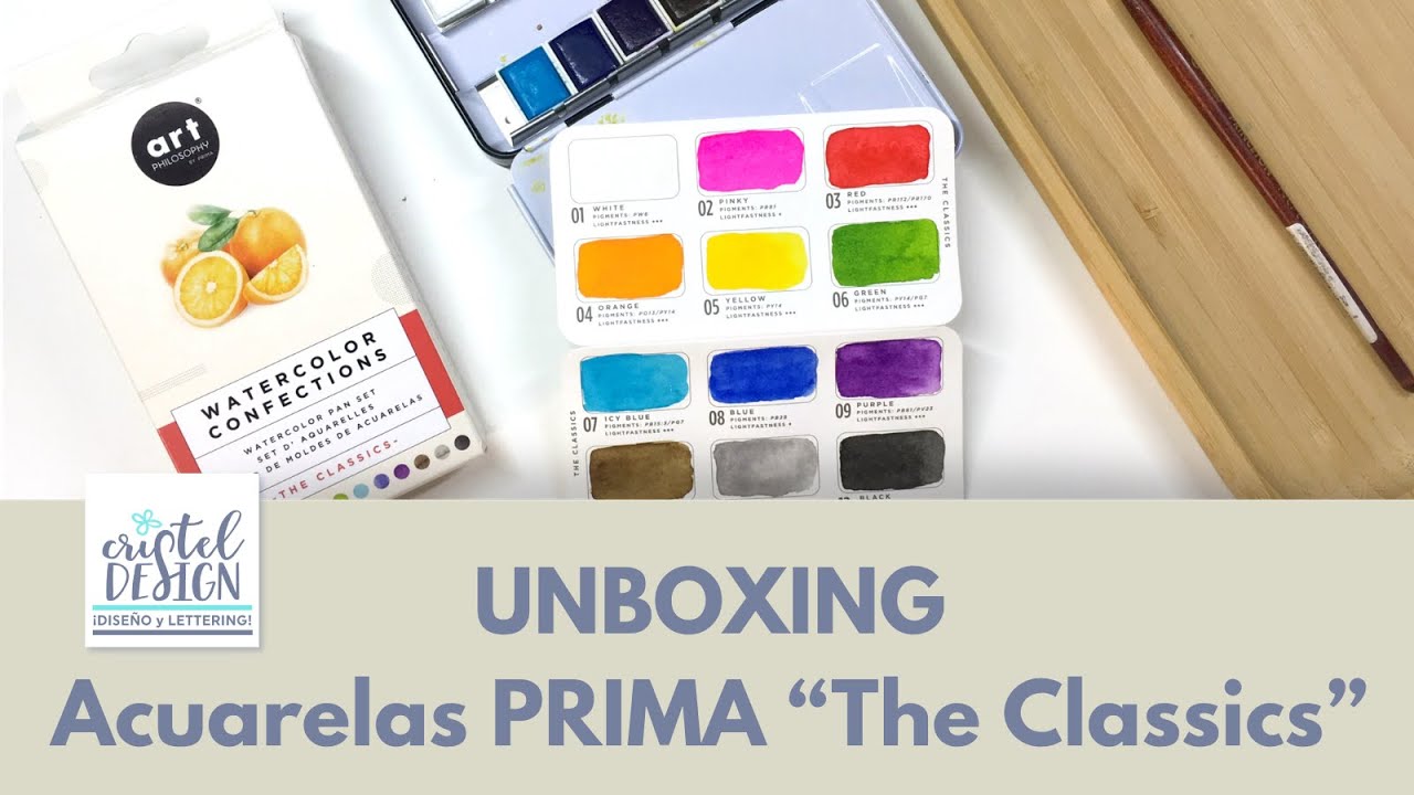 Acuarelas "The Classsics" de Prima Marketing Inc : Te enseño los ...