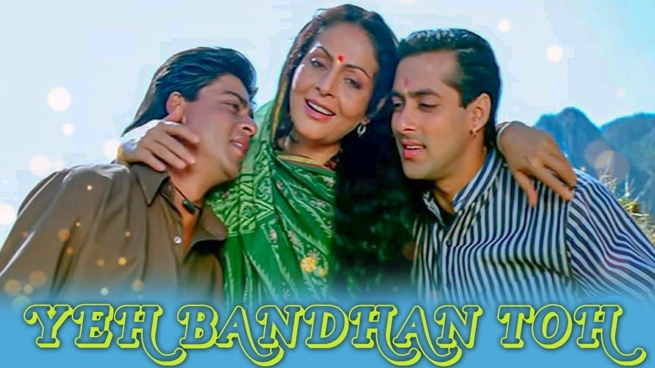 Yeh Bandhan To Pyar Ka Bandhan Hai | Karan Arjun (1995) | Shahrukh ...