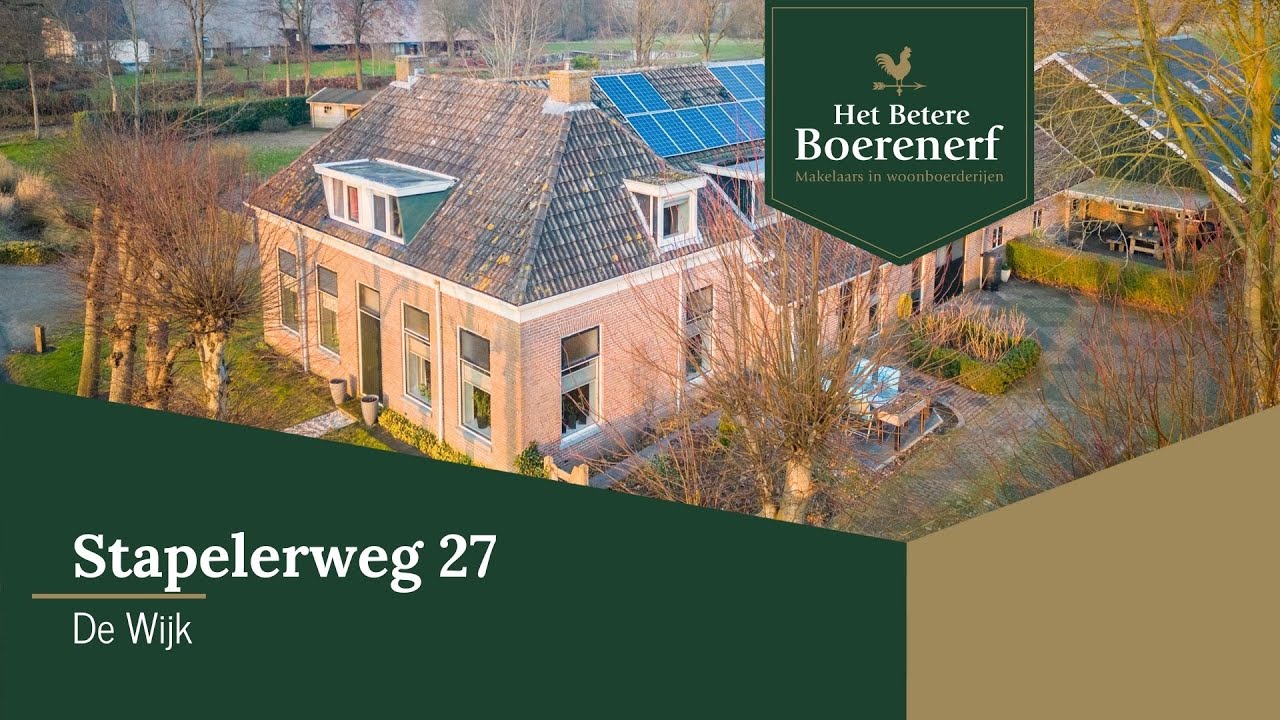 Woonboerderij De Wijk Drenthe - YouTube
