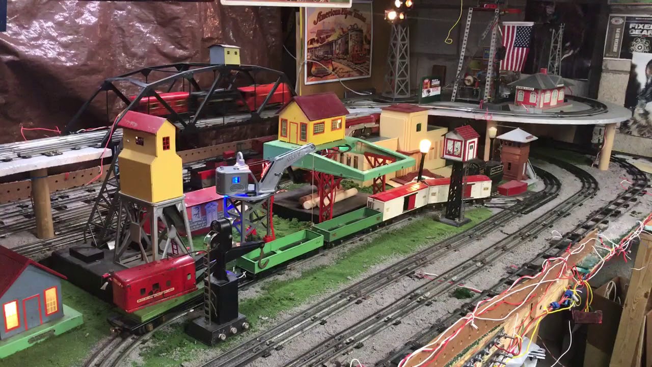 Marx wind up toy trains #3 - YouTube