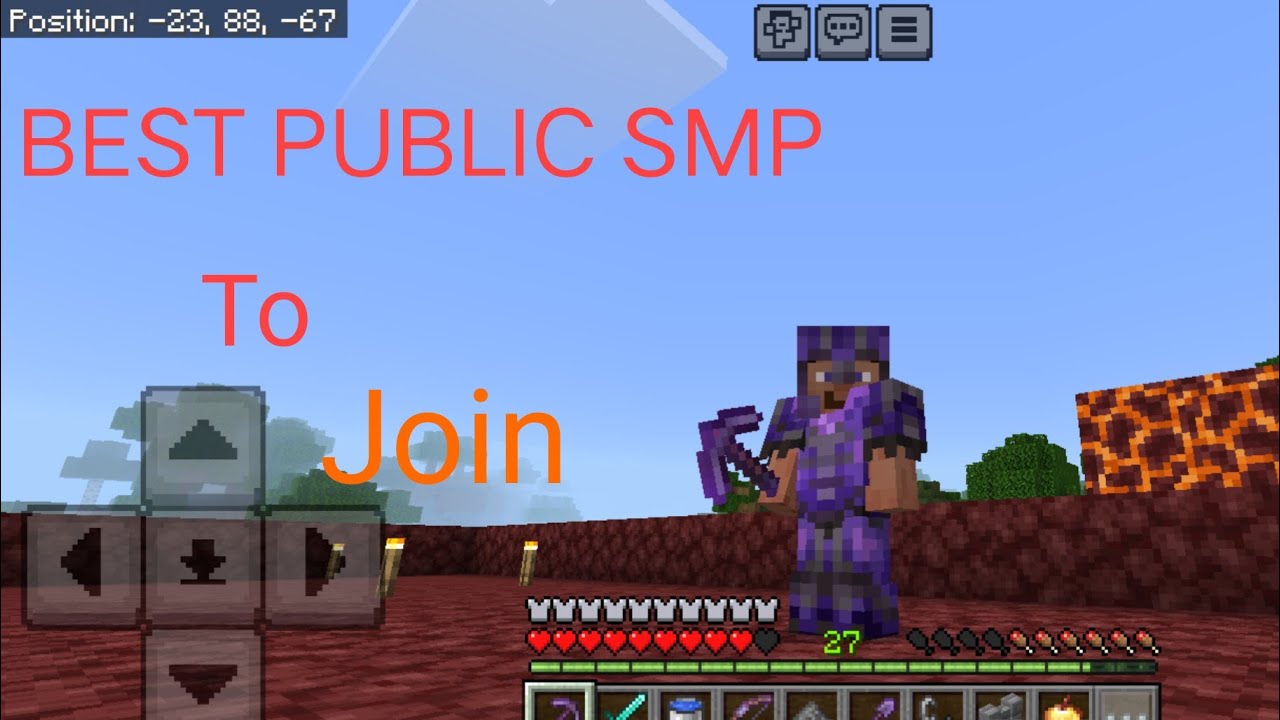 🔋Join my Best Public SMP server For Minecraft 🔥Java + PE🌷 / Free To ...