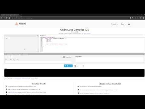 Utilizando o JDoodle - Compilador On-line - YouTube