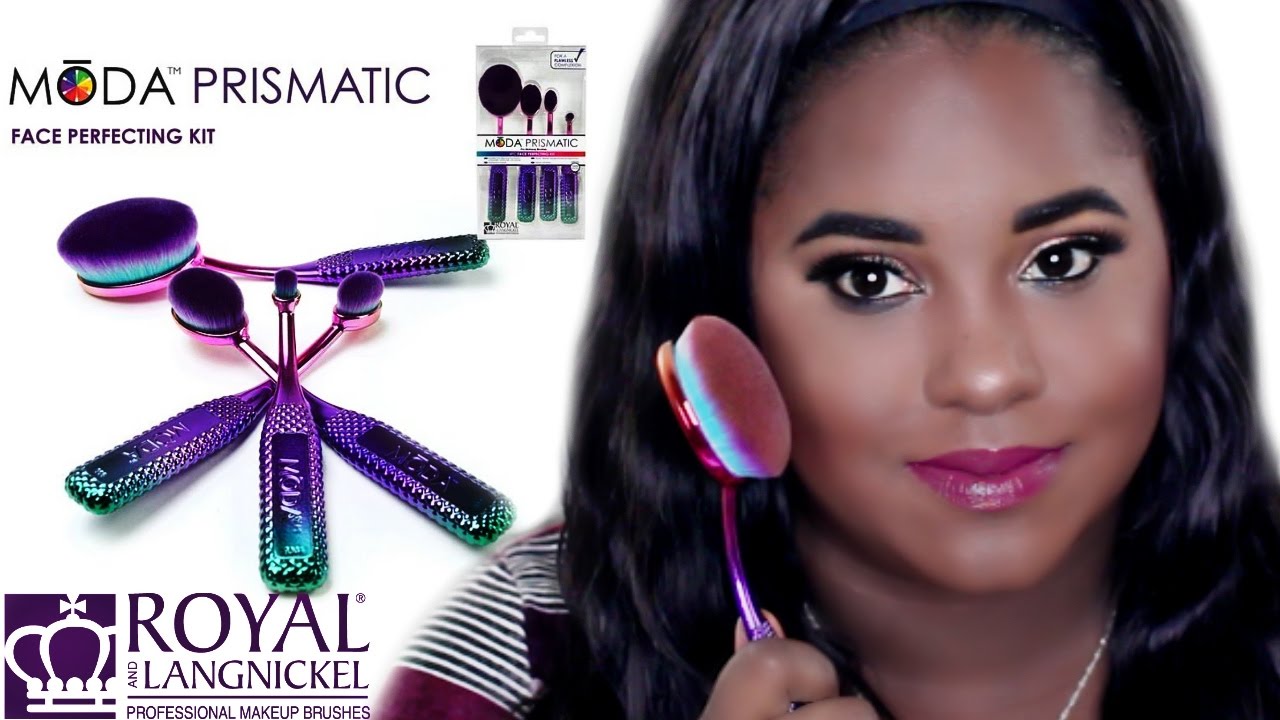 Moda Prismatic Face Perfecting Makeup Blending Brushes | Makeupview.co