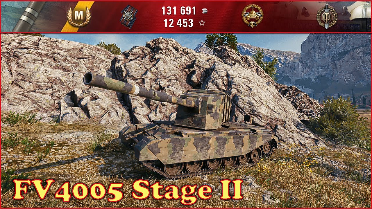 FV4005 Stage II - World of Tanks UZ Gaming - YouTube
