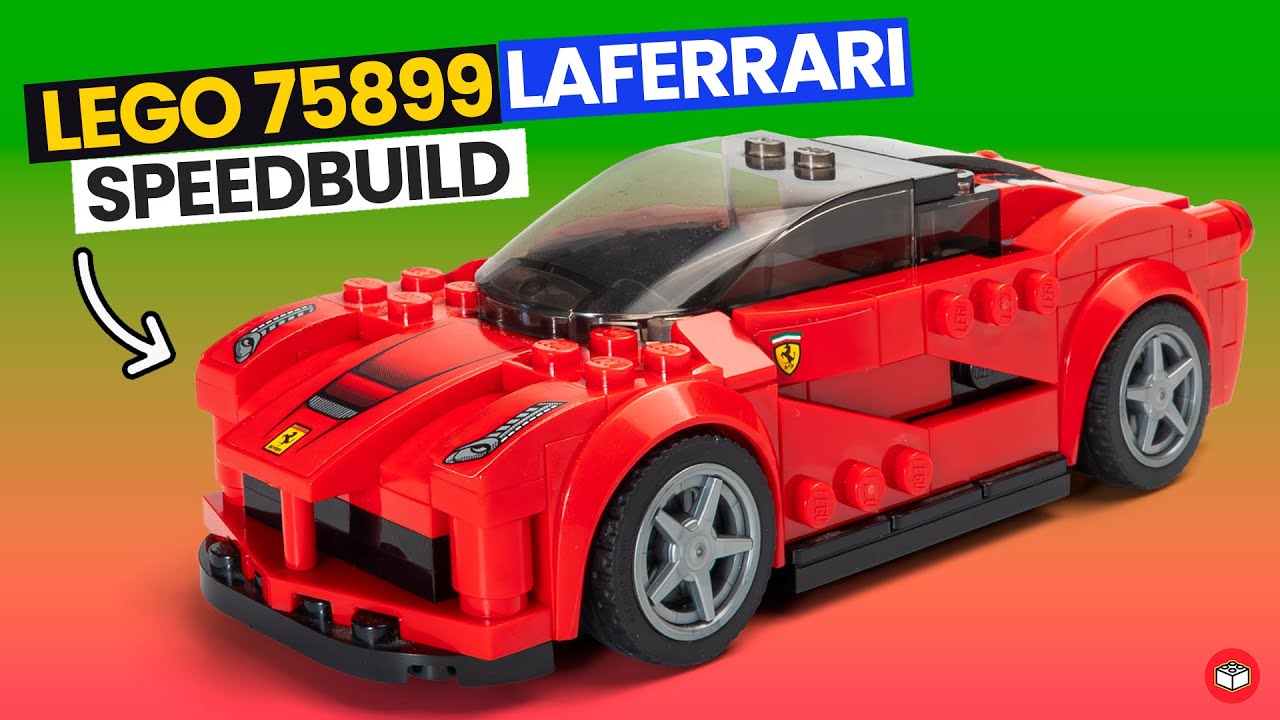 🔴 LEGO SPEED CHAMPIONS Ferrari LAFERRARI SPEEDBUILD 75899 de 2015 - YouTube