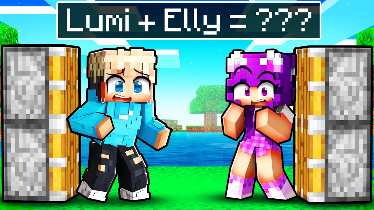 Lumi + Elly = ??? In Minecraft! - YouTube