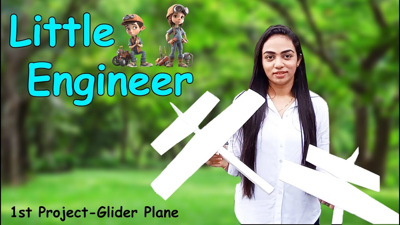 How to make a Glider Plane / Little Engineer - YouTube