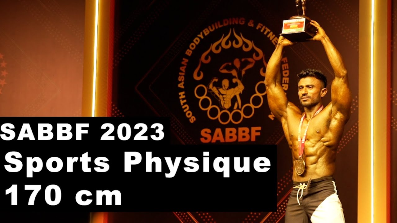 SABBF 2023 - Men’s Sports Physique up to 170 cm - YouTube