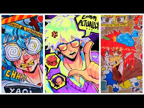 ART SKETCHBOOK 📖🎨 TIKTOK compilation #105