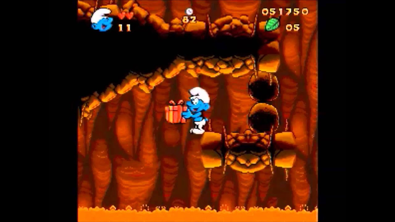 Die Schlümpfe (Smurfs) SNES - Quick Playthrough - YouTube