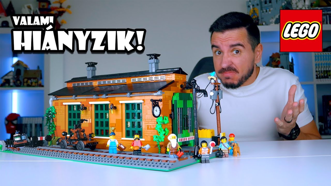Vonatos szett, vonat nélkül || LEGO/BrickLink 910033 Old Train Engine ...