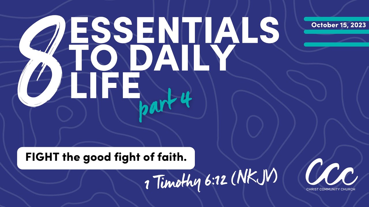 Pastor Mitch: 8 Essentials To Daily Life Part 4 (Full Service) Oct 15 ...
