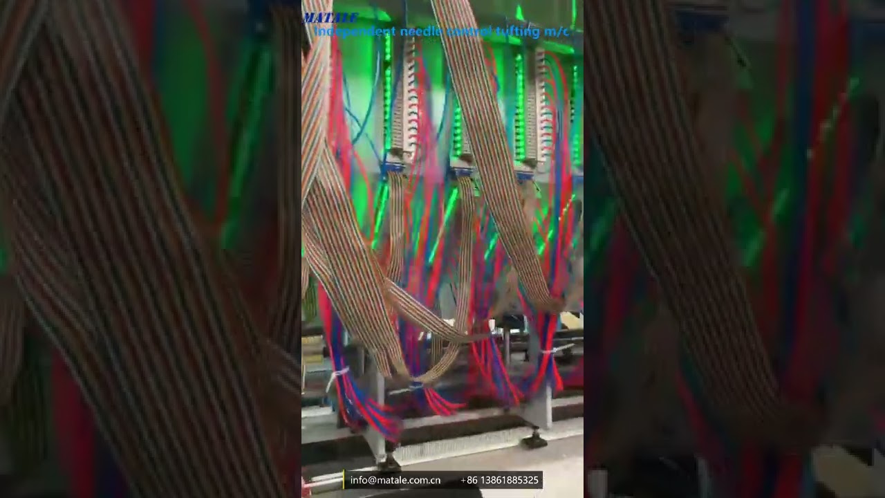 Upholstery fabric embroidery tufting machine suppliers in China - YouTube