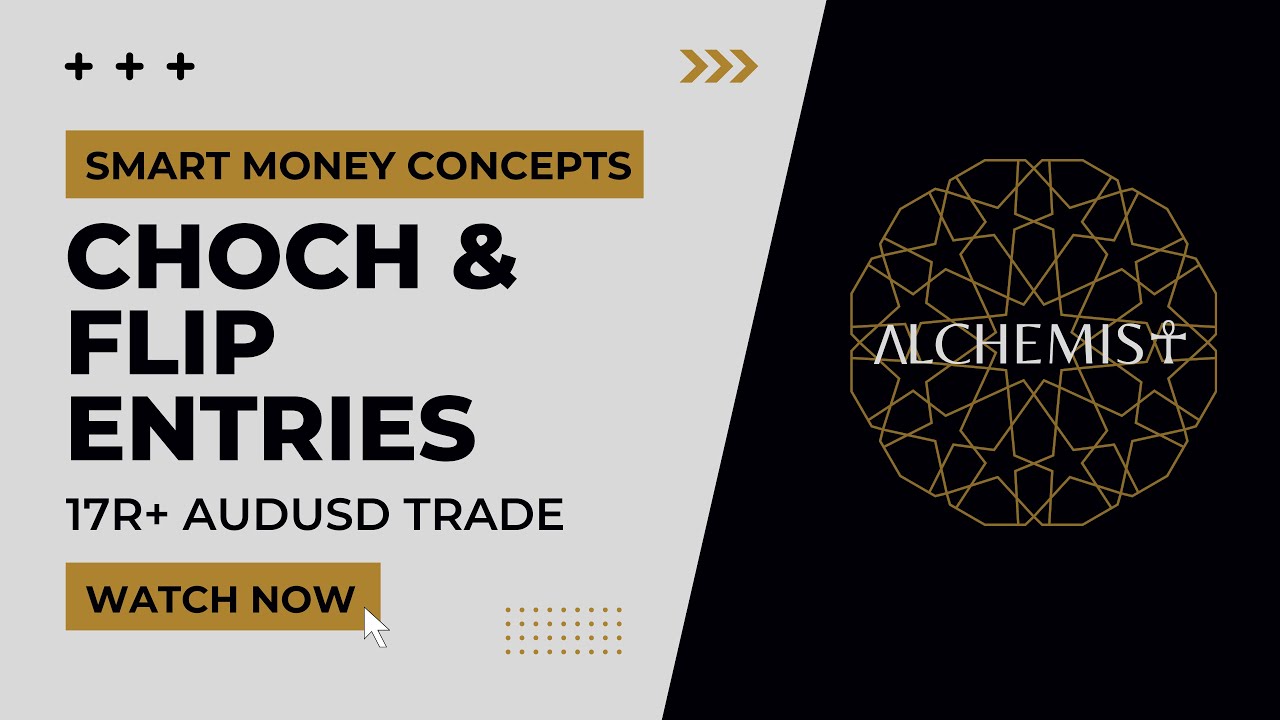 SMC Top Down Analysis - AUDUSD - CHoCH & Flip Entries - 17R Trade - YouTube