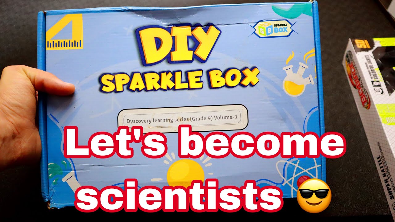 Diy Sparkle Box Unboxing And Science Experiment - YouTube
