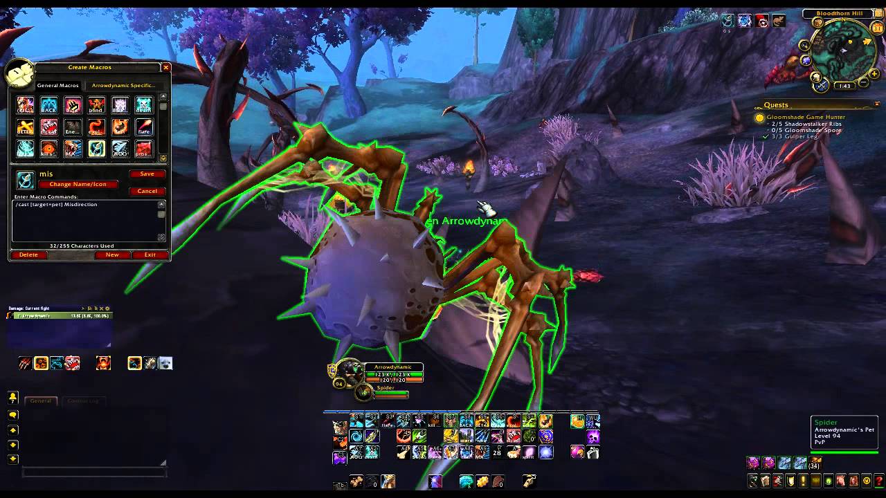 WOW hunter macros - YouTube