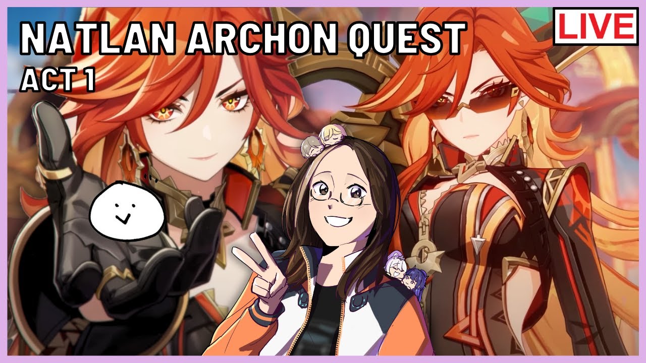 🔴 5.0 Natlan Archon Quest Act 1 | Reaction & Gameplay (Genshin Impact ...