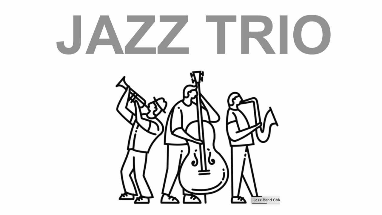 Jazz Trio with Jazz Trio Piano Drums Bass of Jazz Trio Instrumental ...