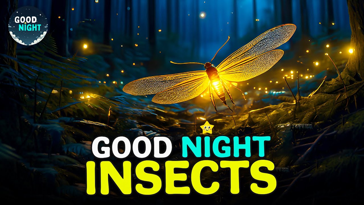 Good Night Insects Bedtime Stories for Kids - YouTube