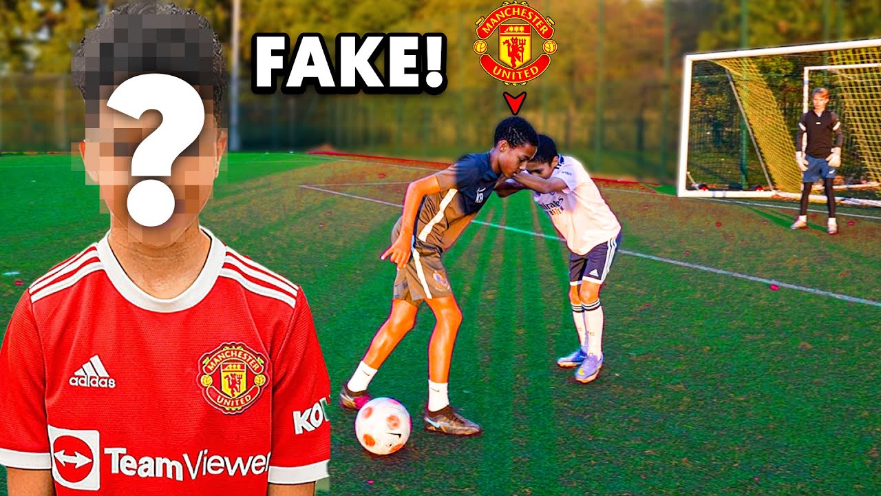 I Challenged FAKE Kid Ronaldo to a Football Competition.. - YouTube