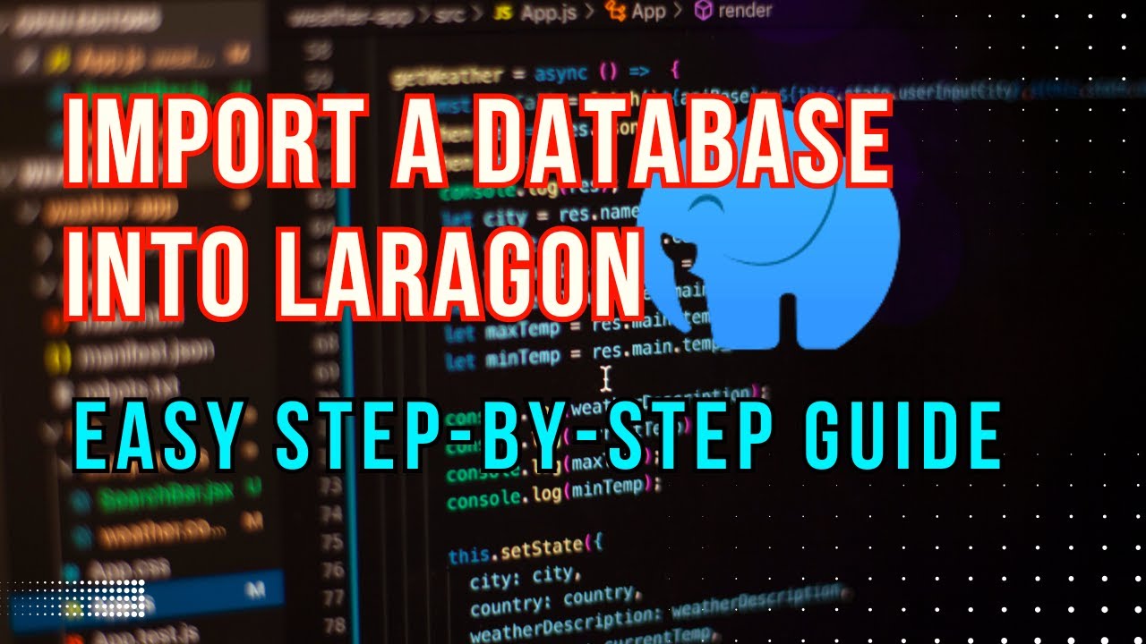 How To Import A Database Into Laragon Easy Step By Step Guide Youtube 7360