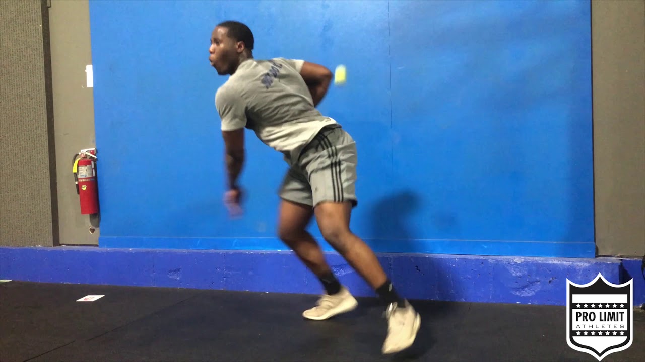 Defensive Lineman Drill: T-ball Hip Flippers (2018) - YouTube