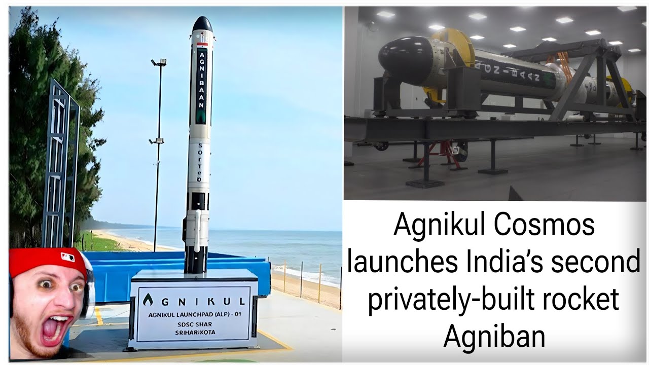 Agnikul Cosmos launches India’s second privately-built rocket Agniban😱 ...