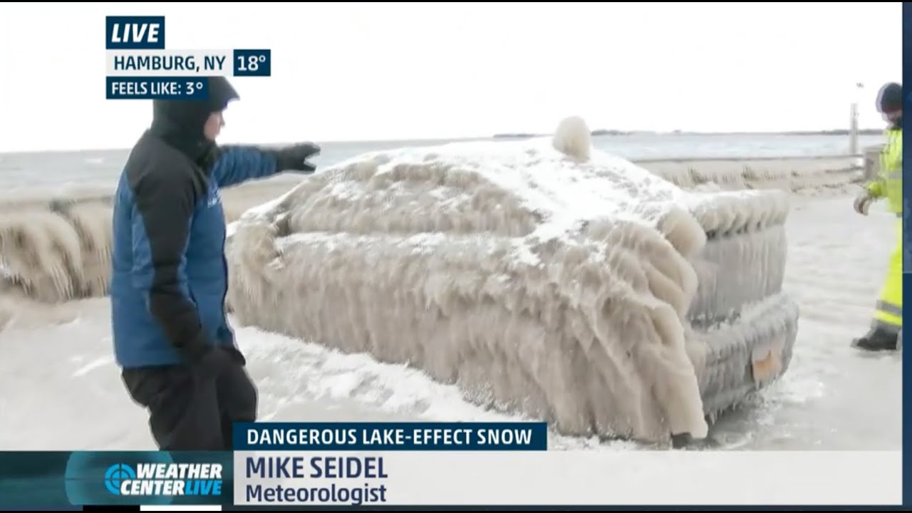 Live: Watch Frozen Car-cicle Pulled from Ice - YouTube