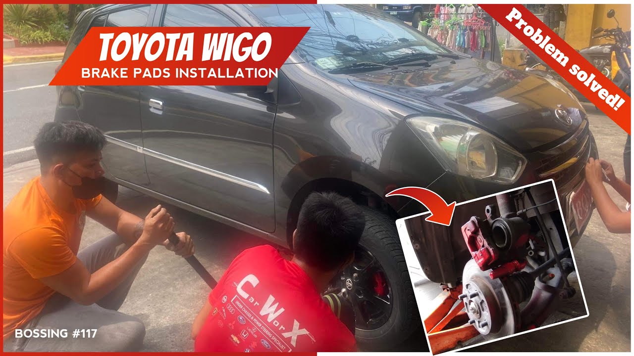 Toyota Wigo Brake Pads Installation | How to Replace Brake Pads? - YouTube