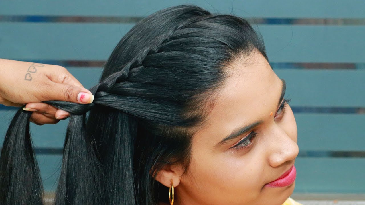 Front Bridal Open Hairstyles for Long Hair | Wedding/Party Hairstyles ...