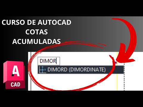 CURSO DE AUTOCAD GRATUITO - DIMORDINATE - Como usar? - YouTube
