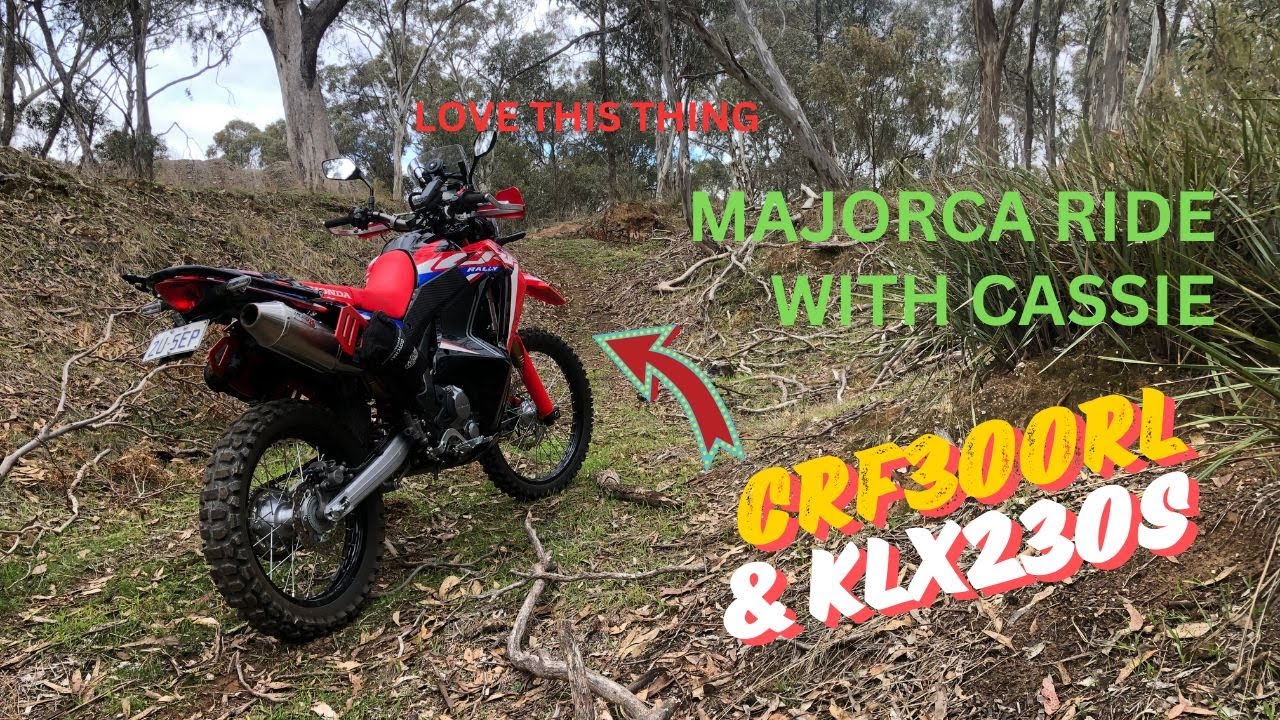 Majorca ride with Cassie. #crf300l #crf300rally #klx230 - YouTube