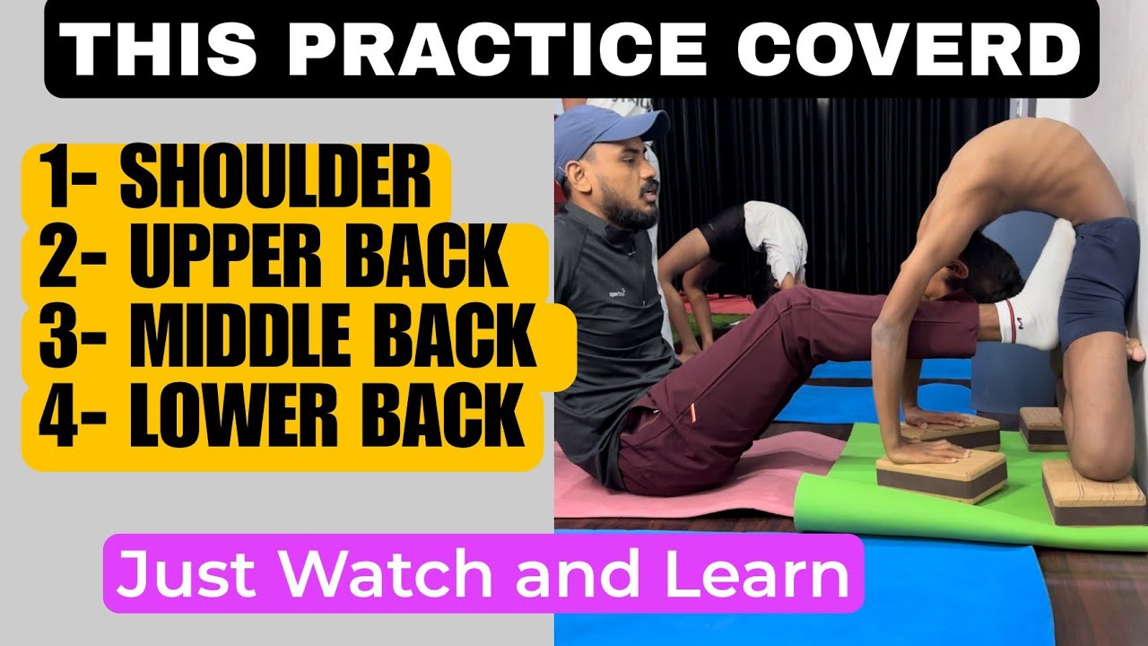 Back Opening Exercise/Padamasana Backward Bending Practice/Advanced ...