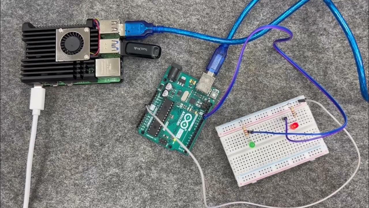 [樹莓派 5] 使用 Python (pyFirmata2) 控制 Arduino 腳位狀態 - YouTube