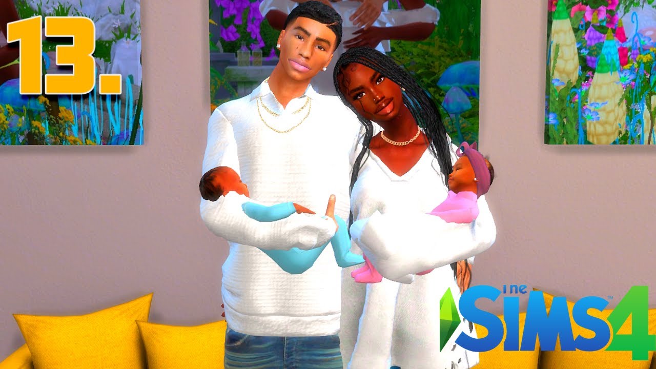 WE HAVE NEWBORNS👶🏾👶🏾! MEETING THE FAM| ALL MINE EP. 13| The Sims 4 LP ...