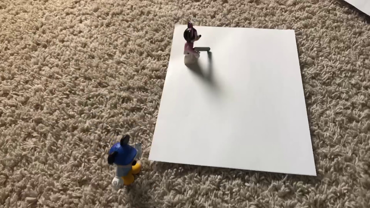 Disney Mickey Mouse and Minnie Mouse stop motion - YouTube