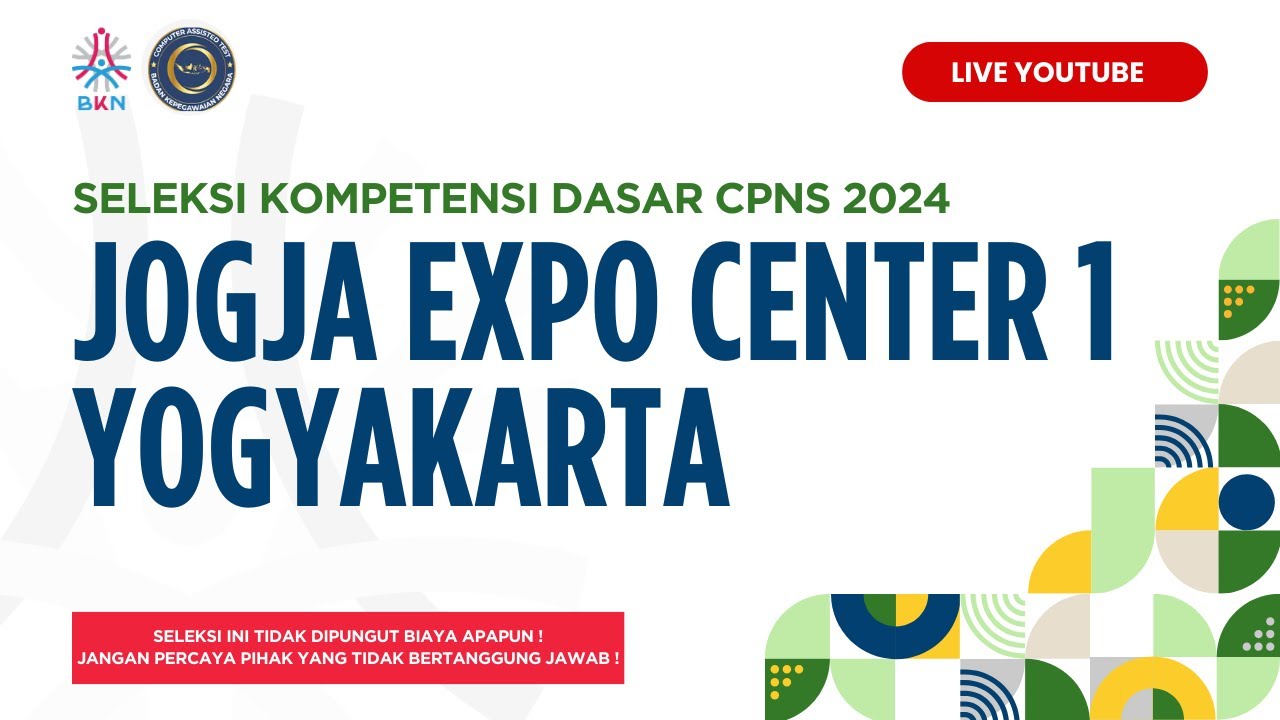 JEC 1 ( YUDHISTIRA ) - YOGYAKARTA 1 | Seleksi CPNS 2024 | Minggu, 20 Oktober 2024 | Sesi 1 - YouTube