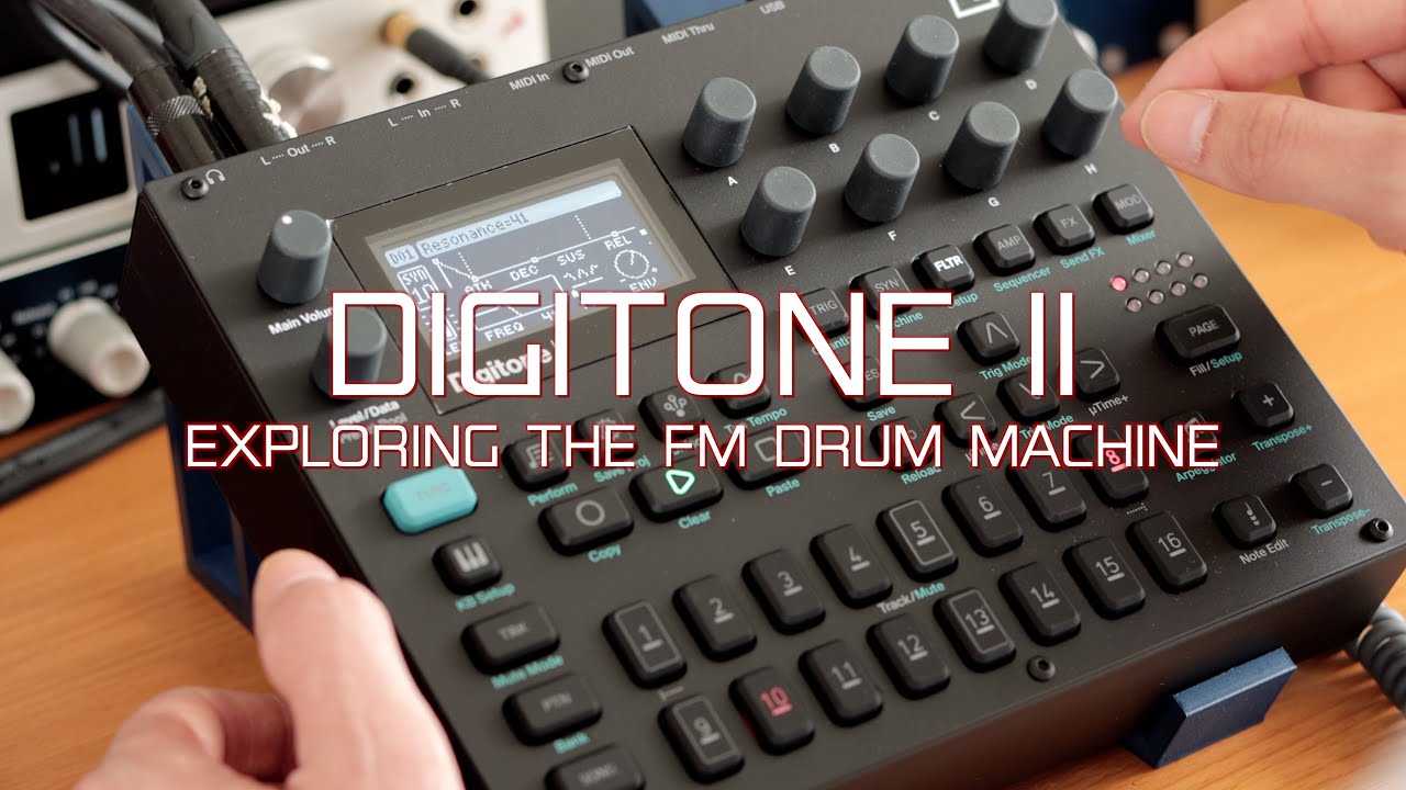 Digitone II - Exploring the new FM DRUM machine - YouTube