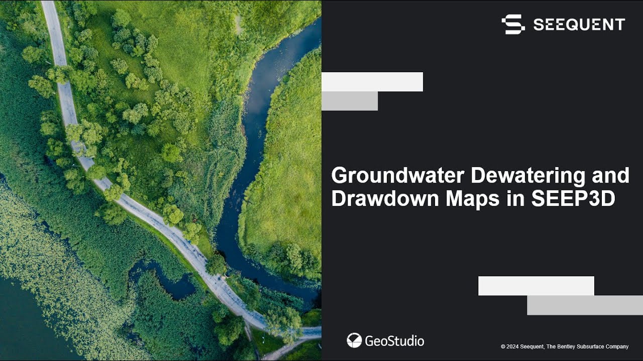Groundwater Dewatering and Drawdown Maps in SEEP3D - YouTube