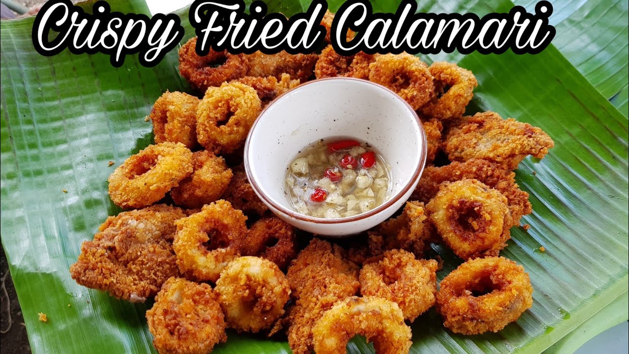 Calamari Recipe | Crispy Fried Calamari | Farm cooking | Yummy squid ...