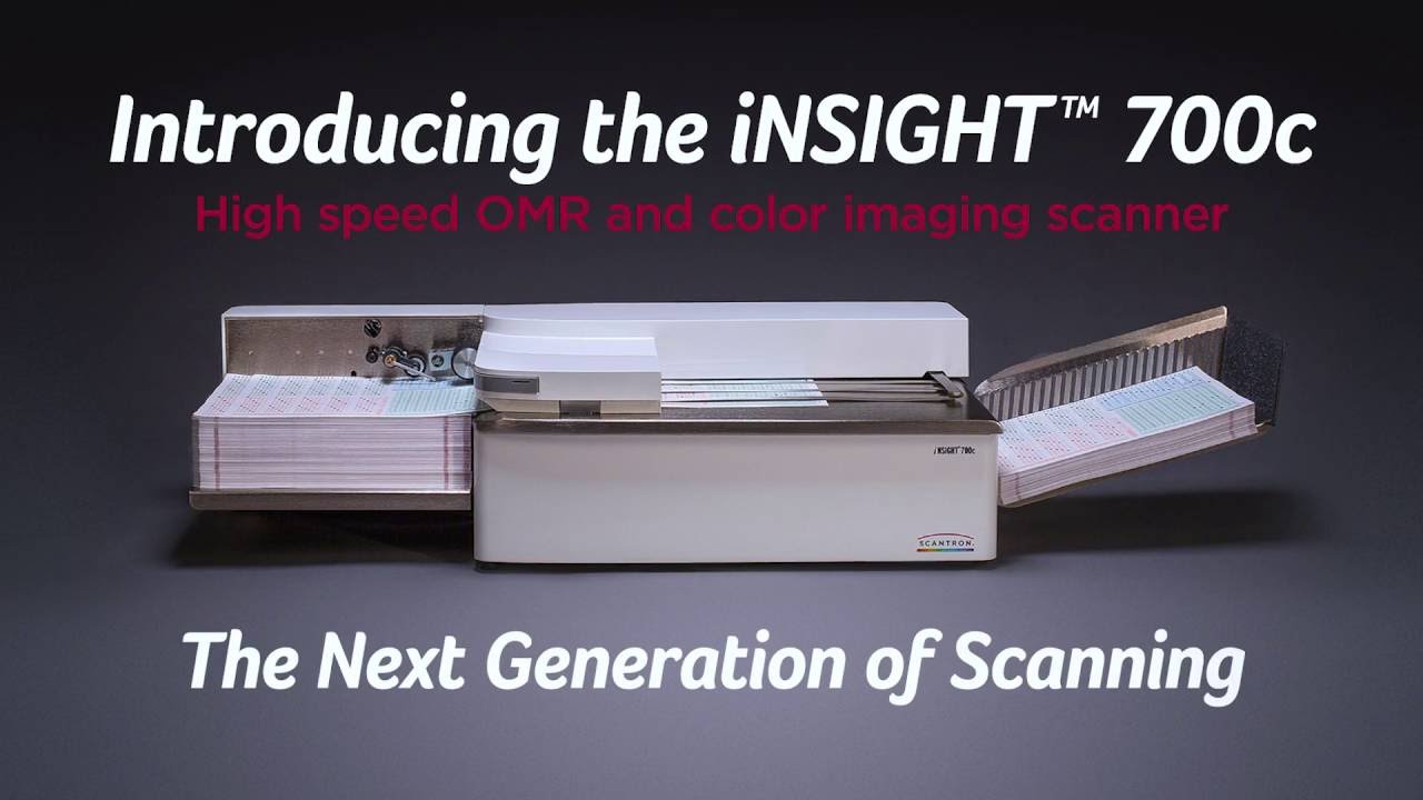 iNSIGHT™ 700c OMR and Imaging Scanner - YouTube