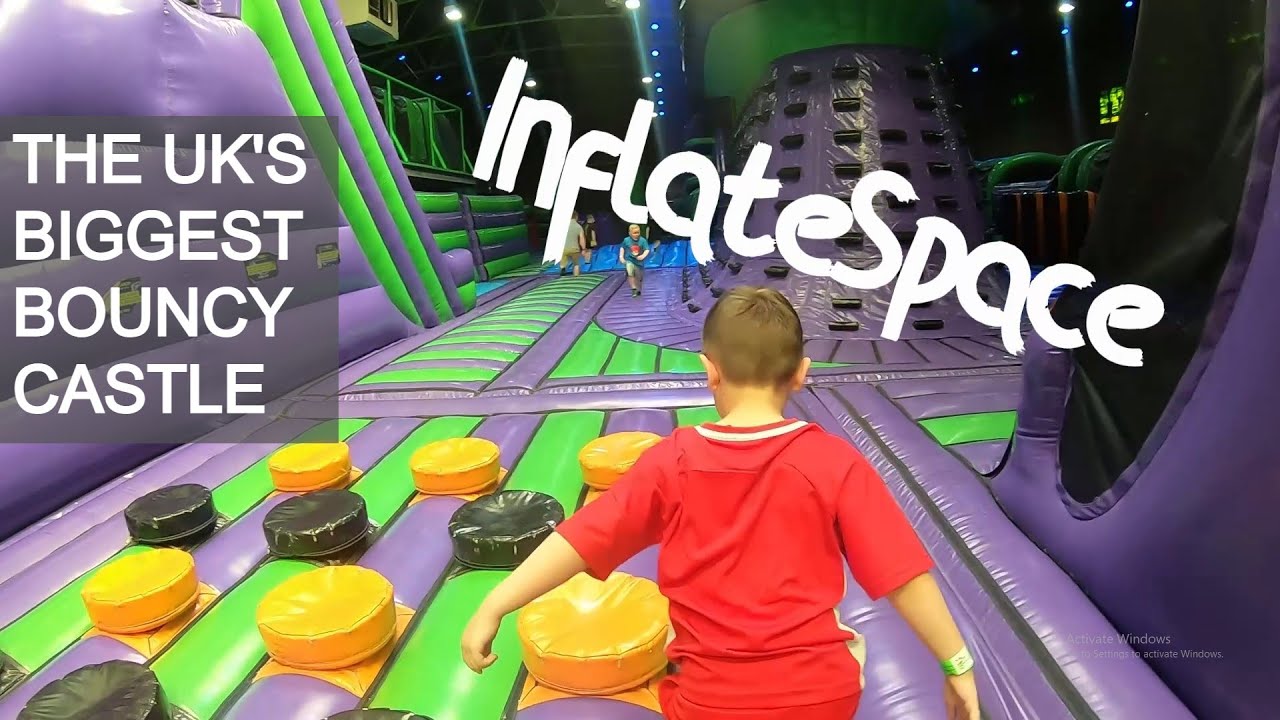 InflateSpace - The Uk's Biggest Bouncy Castle - Newcastle - Vlog - YouTube