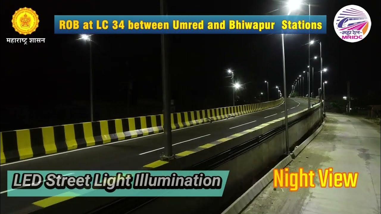 Road Over Bridge (ROB) at LC 34 Commissioned by #MahaRail - YouTube