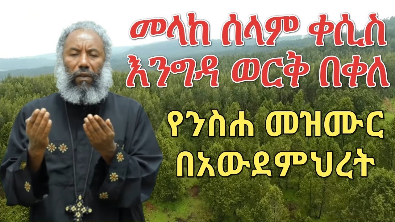 በአብይ ፆም በአውደምህረት የተዘመረ መላከ ሰላም ቀሲስ እንግዳ ወርቅ በቀለ MELAKE SELAM KESIS ...