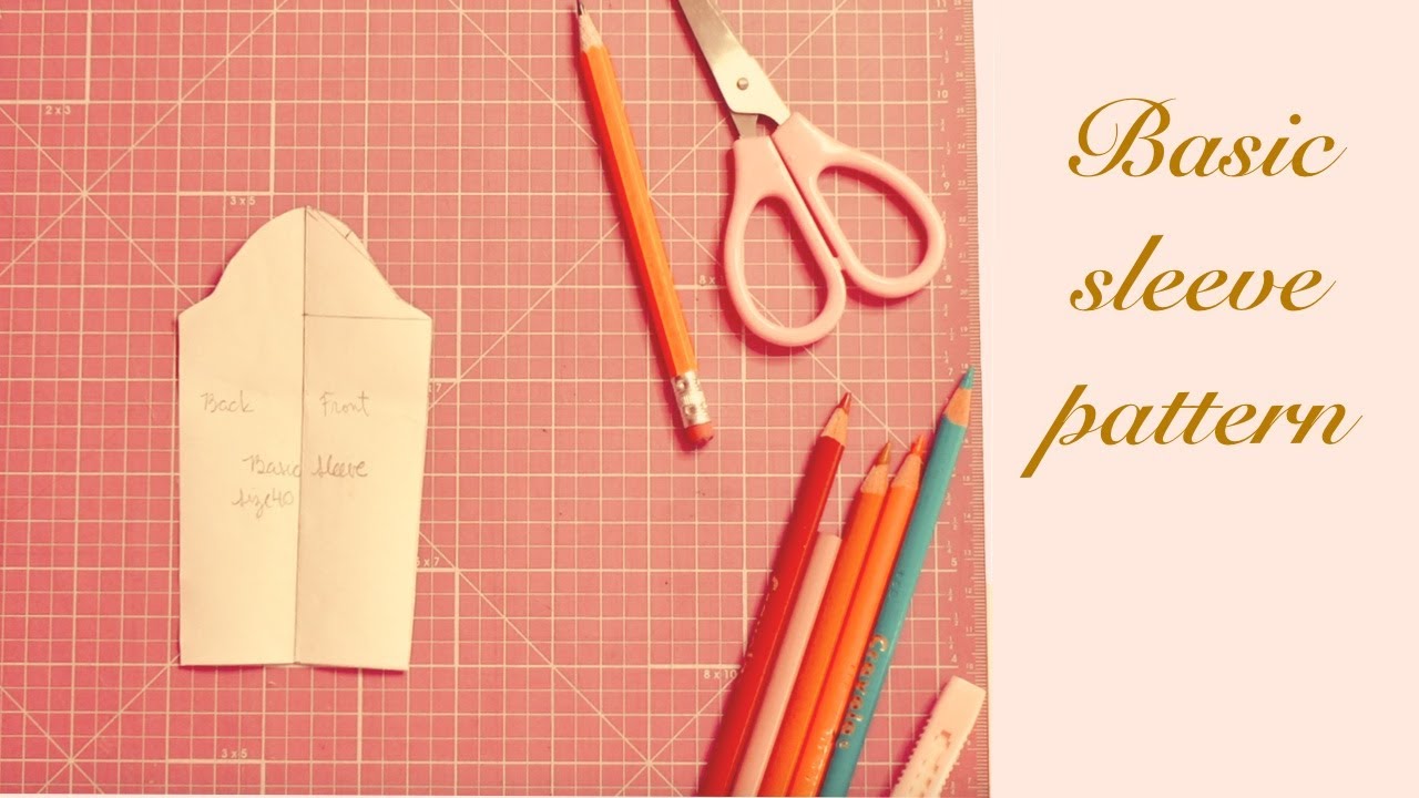 How to make the basic sleeve pattern - YouTube