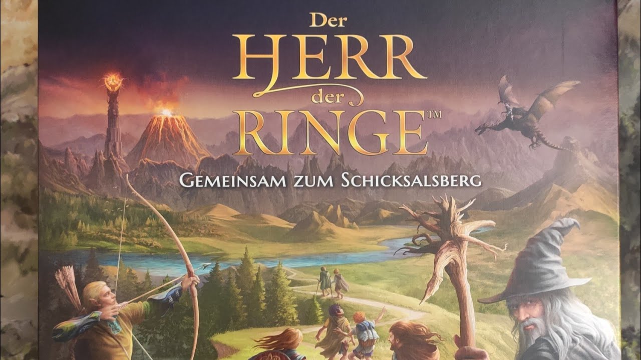 Der Herr der Ringe: Gemeinsam zum Schicksalsberg Unboxing (deutsch ...