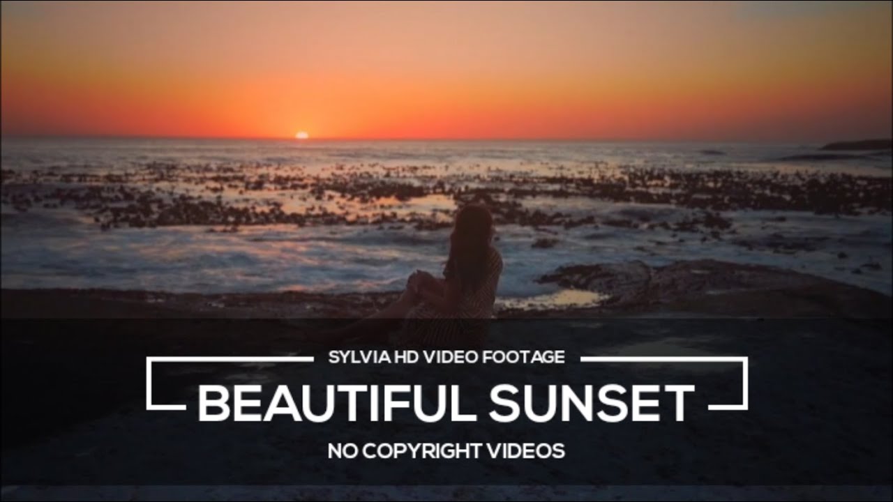 Beautiful Sunset On The Beach || HD Stock Videos | Free Stock Footage ...