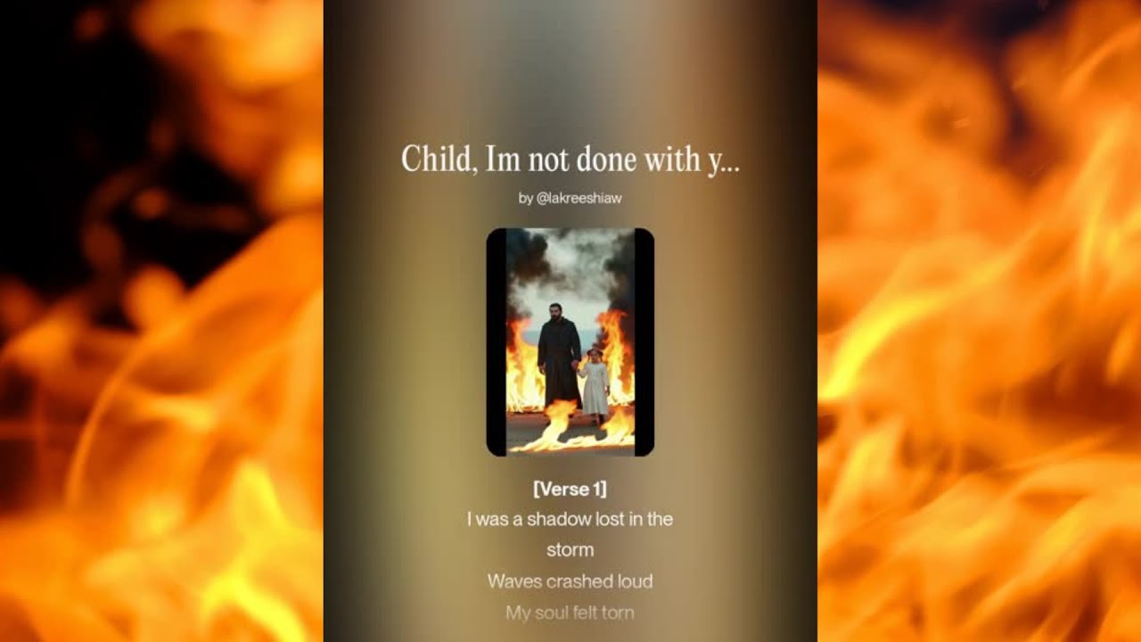 Child, Im Not Done With You By Kree - YouTube