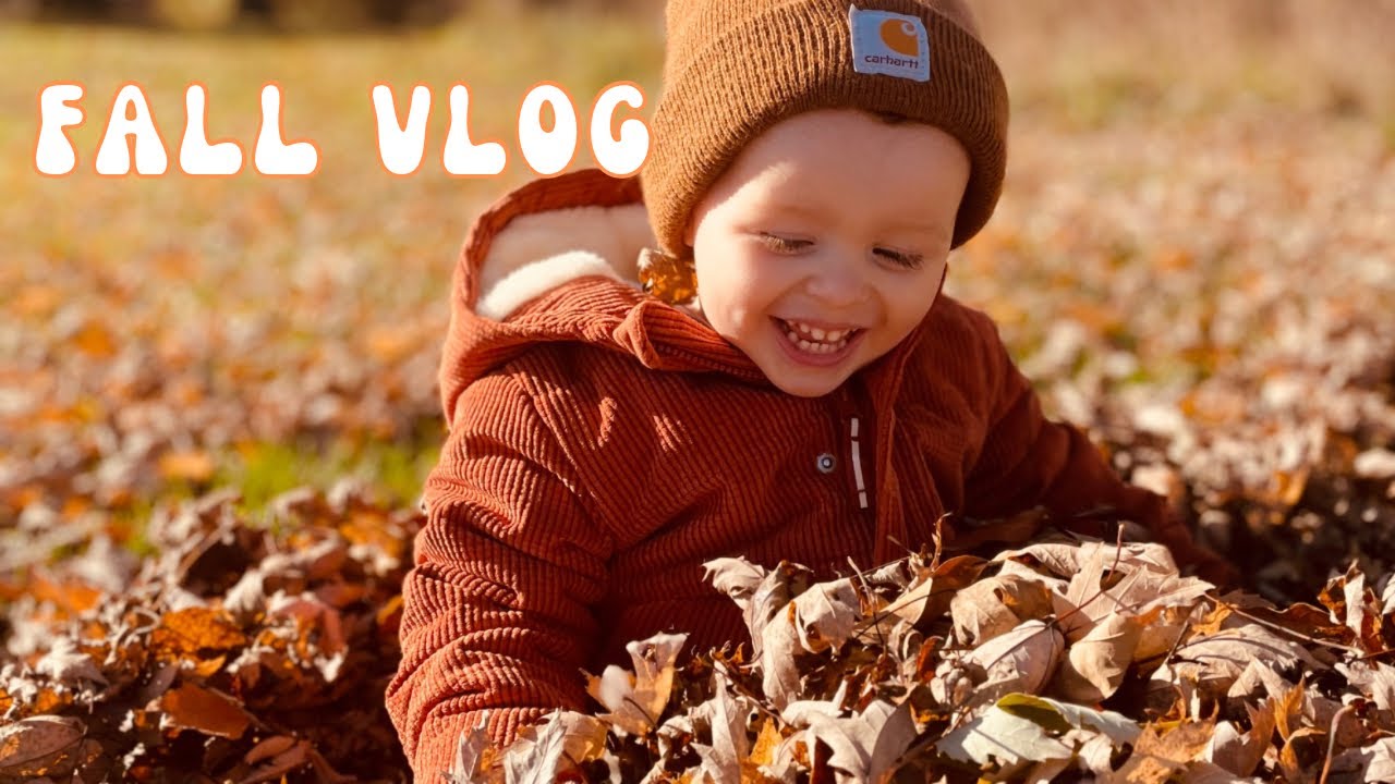 MOM VLOG | A cozy fall day at the pumpkin patch!🧡 #momvlogs #familyvlog ...